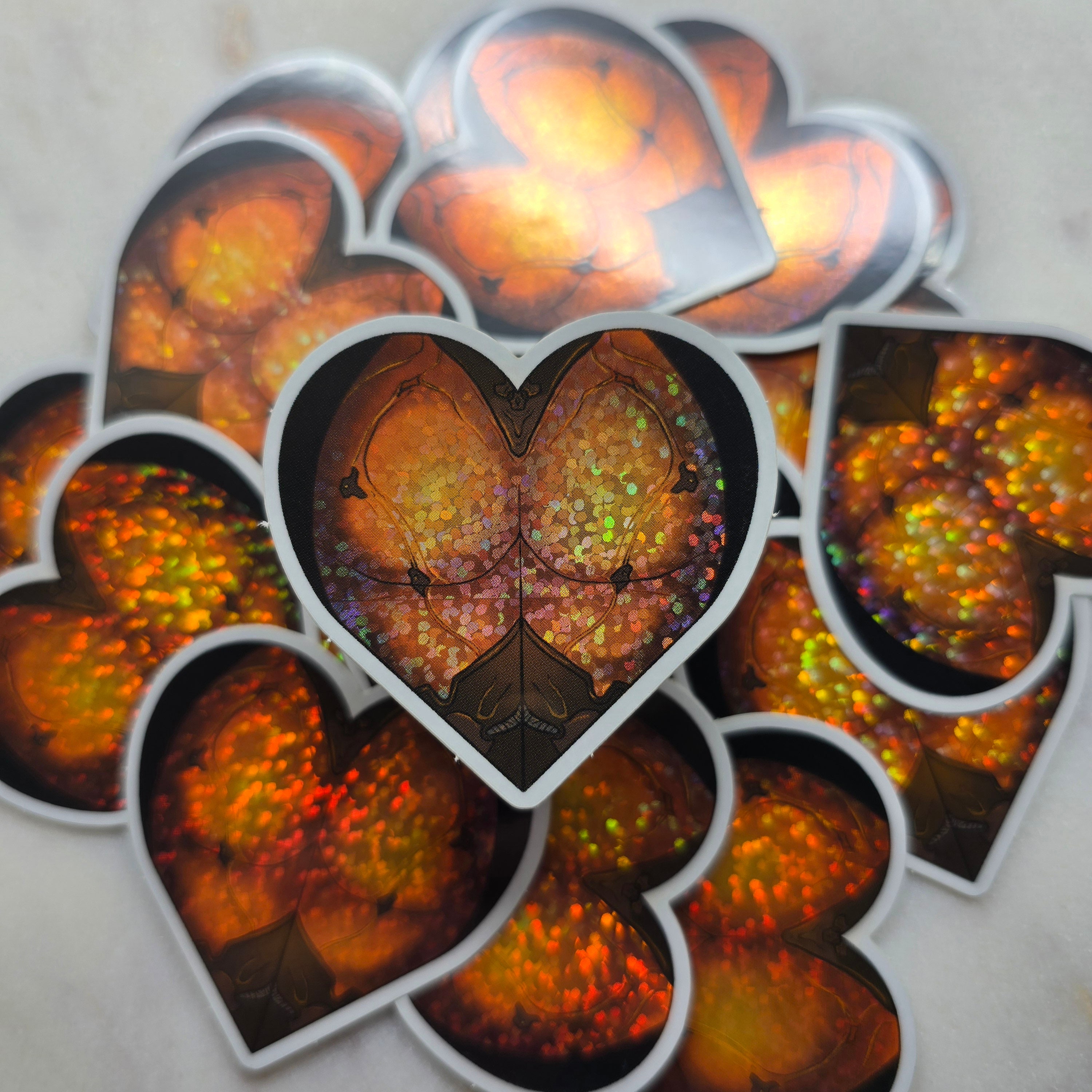 Ember Heirloom Inspired Glitter Sticker - 2'' Vinyl - Etsy