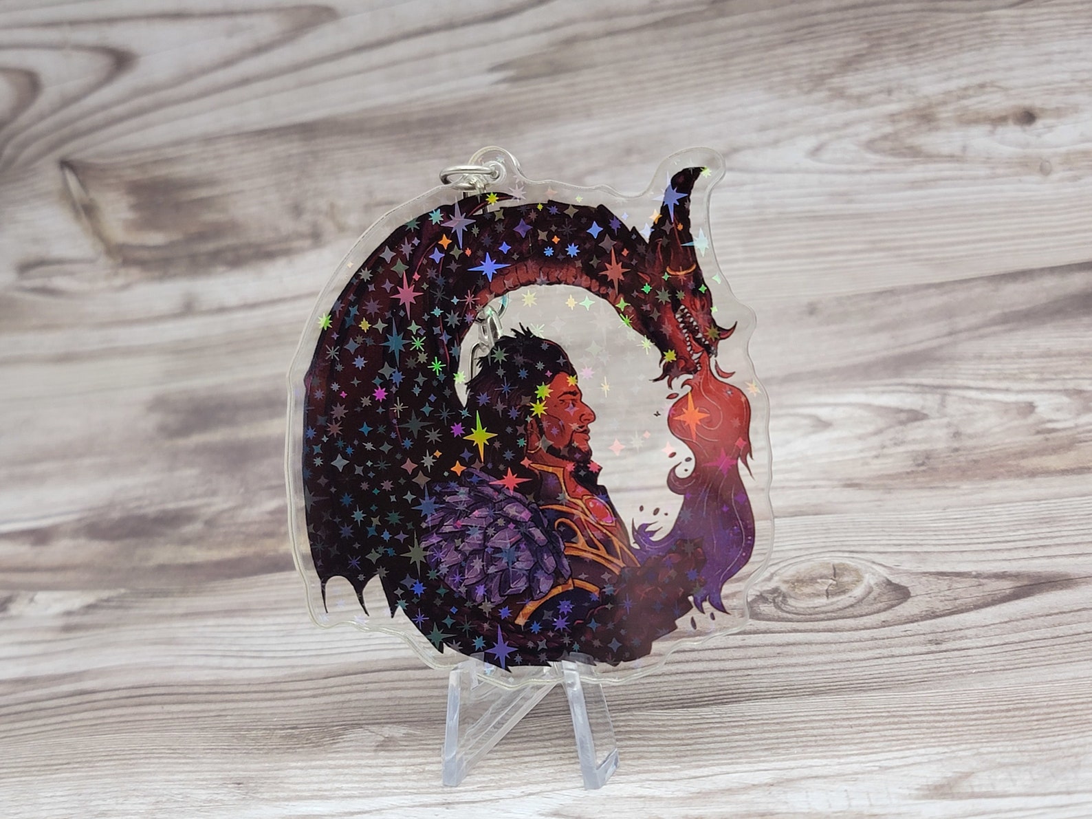 Wrathion Inspired 3" Star Holographic Charm - Warcraft Inspired ...