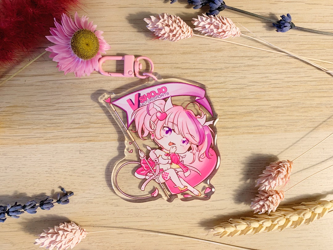 Ironmouse Keychain Vshojo Vtuber - Etsy