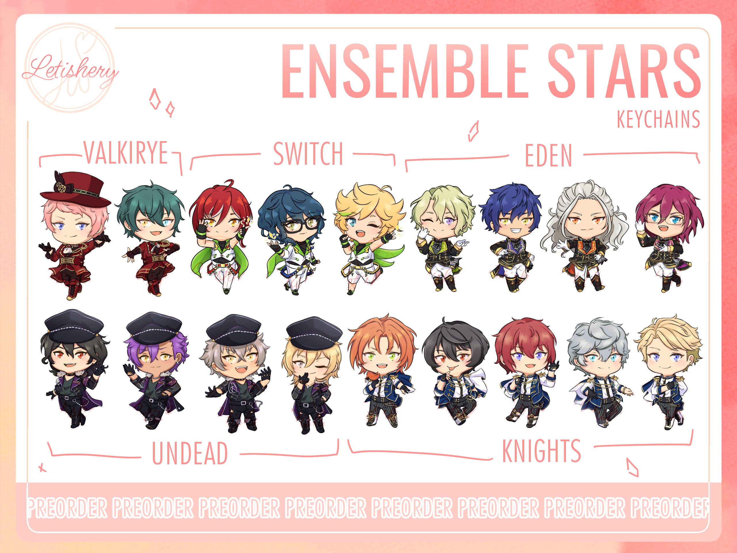 Ensemble Stars Keychains Enstars - Etsy
