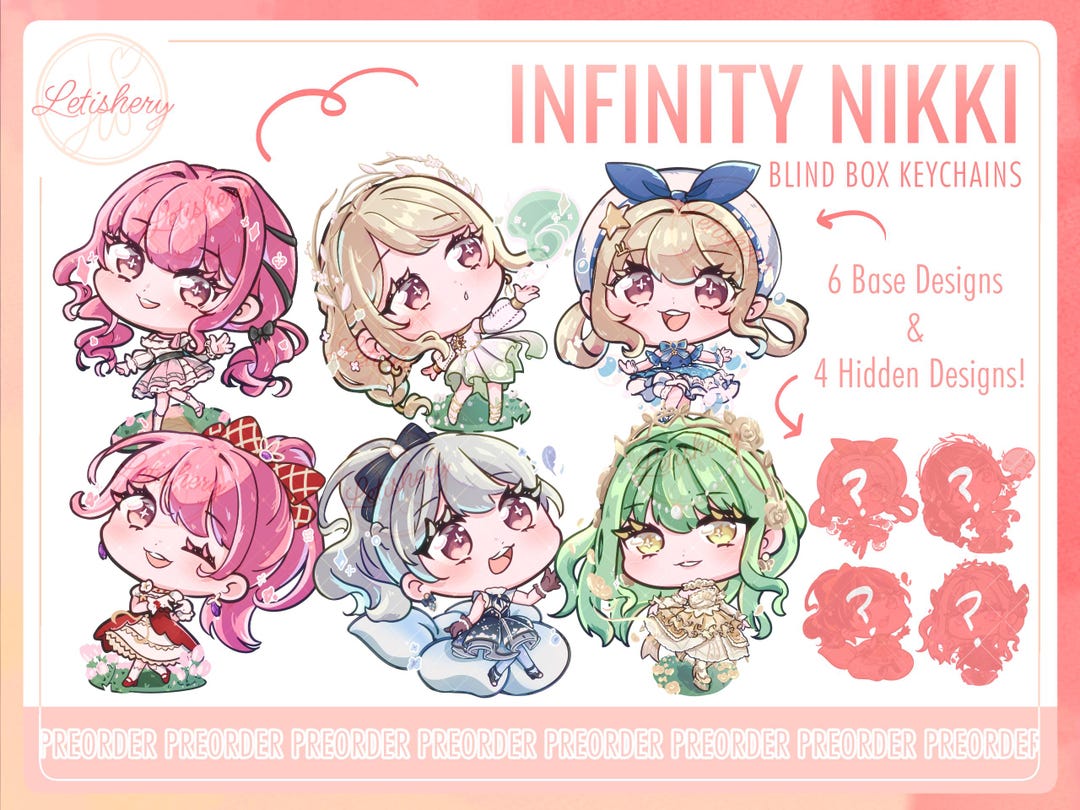 PREORDER Infinity Nikki Mystery Keychain - Etsy