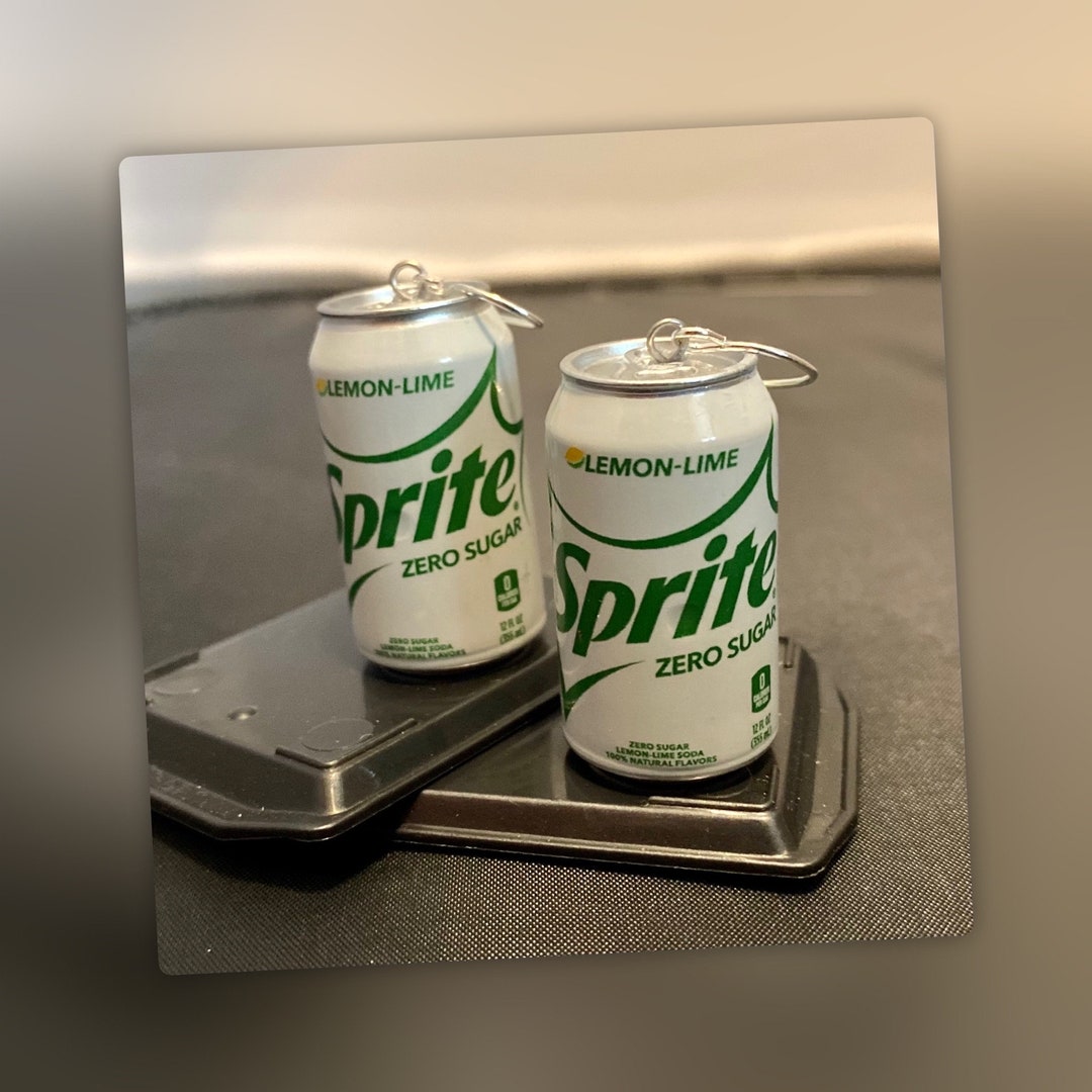 Mini Plastic Sprite Can Earrings - Etsy