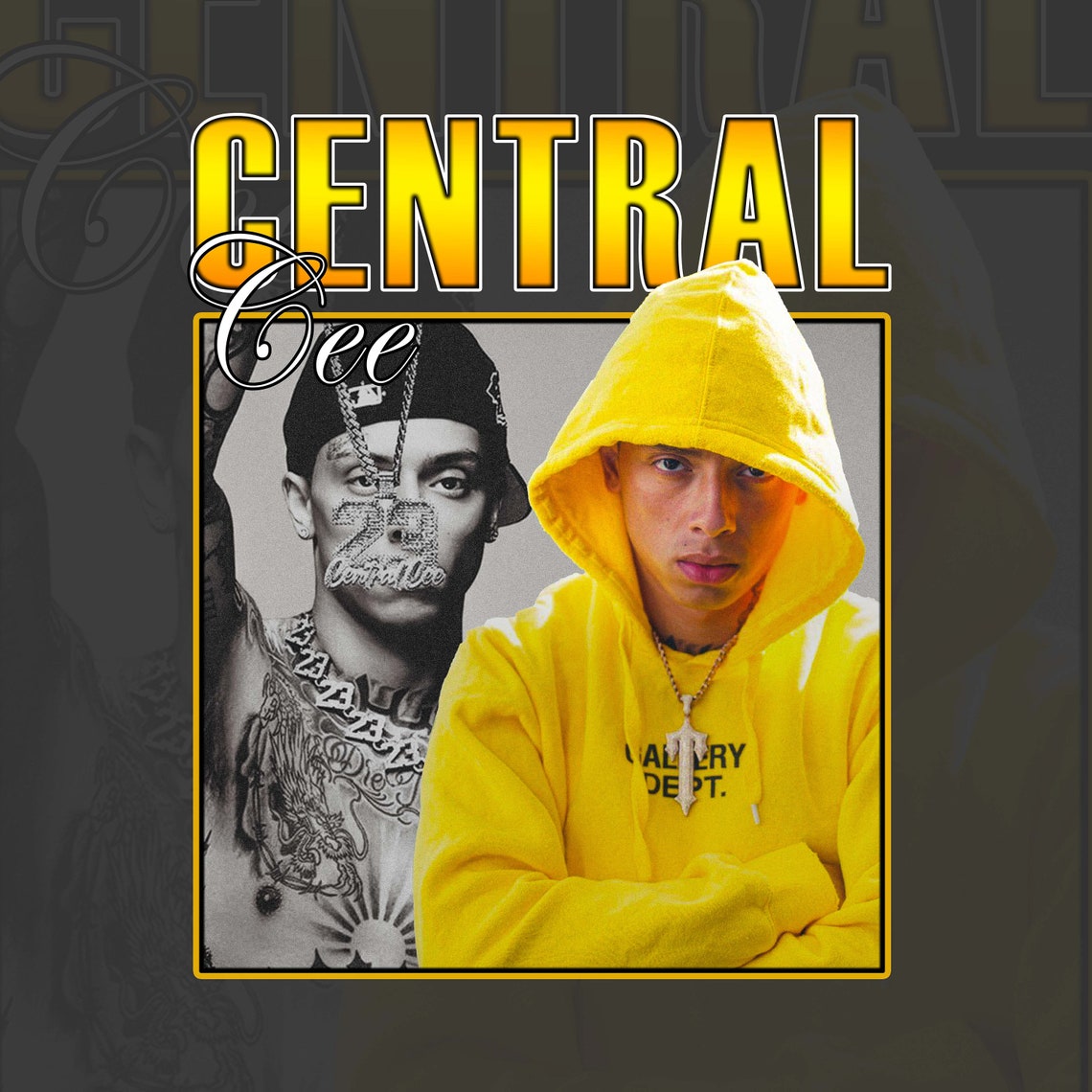 Central Cee PNG T-shirt Design Downloadable File. for T-shirt - Etsy