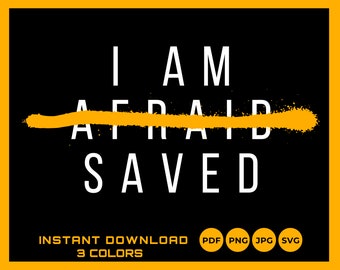 I Am Saved Stickers - Etsy