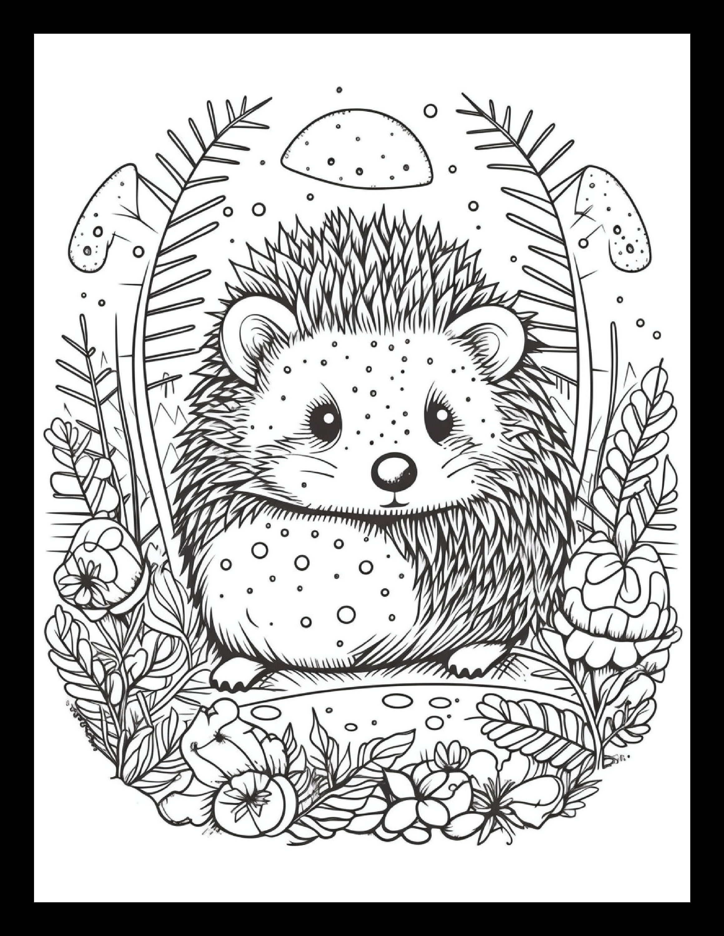 Cute Wild Animals Coloring Pages 100 for Kids - Etsy