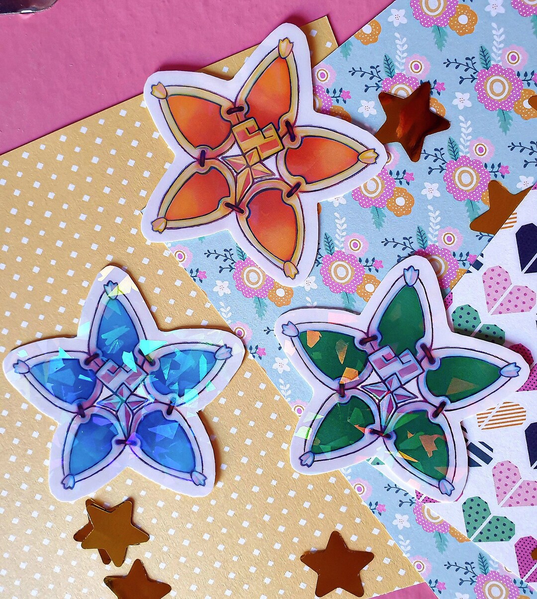 Kingdom Hearts - Holographic Vinyl Stickers Pack - Aqua Ventus & Terra ...