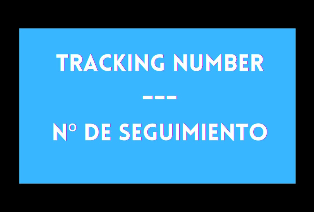 Tracking Number / Número De Seguimiento (europe & UK) - Etsy
