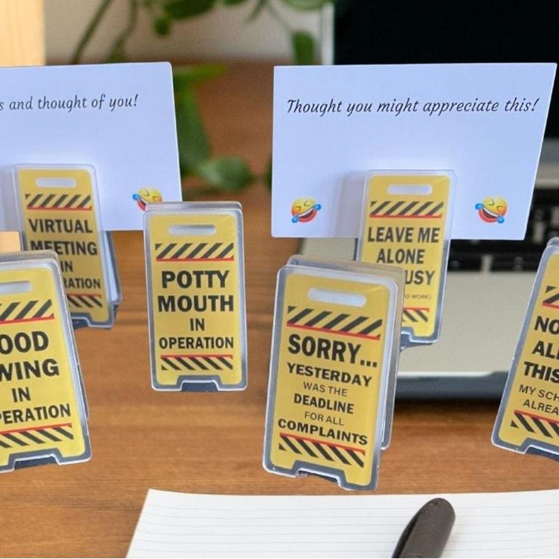 Funny Desk Signs - Etsy UK