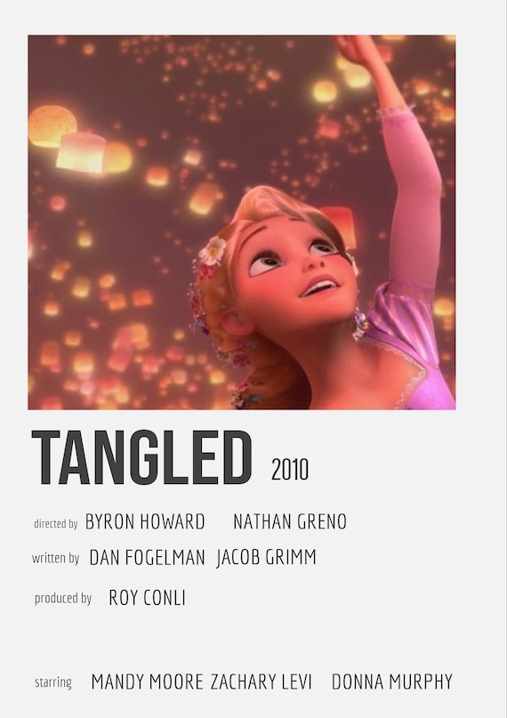 Tangled Minimalist Poster