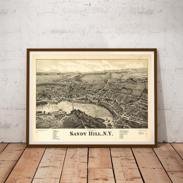 Sandy Hill Ny Map - Etsy