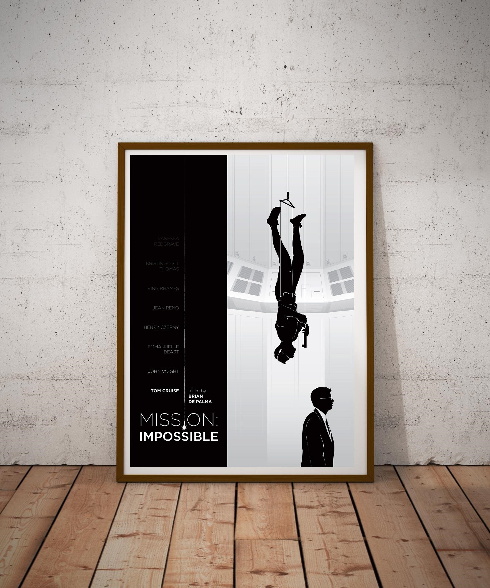 Mission Impossible Artwork Alternative Movie Film Poster Print Art Wall ...