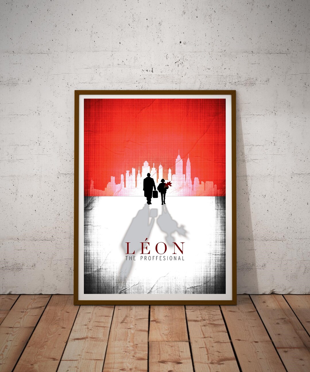 Leon the Professional Hitman Artwork Alternative Movie Film - Etsy