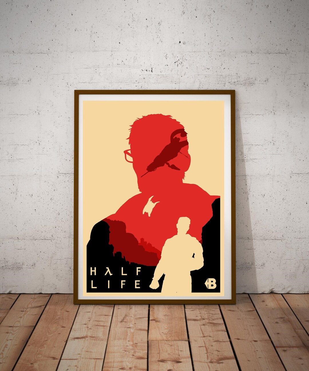 Half Life Game Gaming Artwork Alternative Movie Film Poster Print Art ...