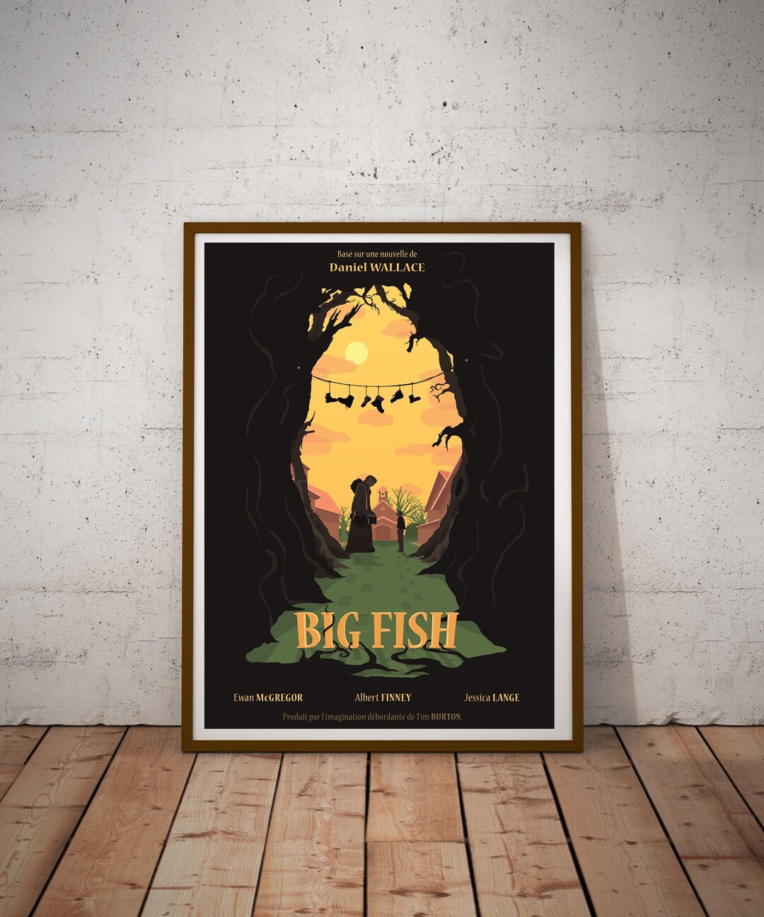 Big Fish Tim Burton Artwork Alternative Movie Film Poster - Etsy