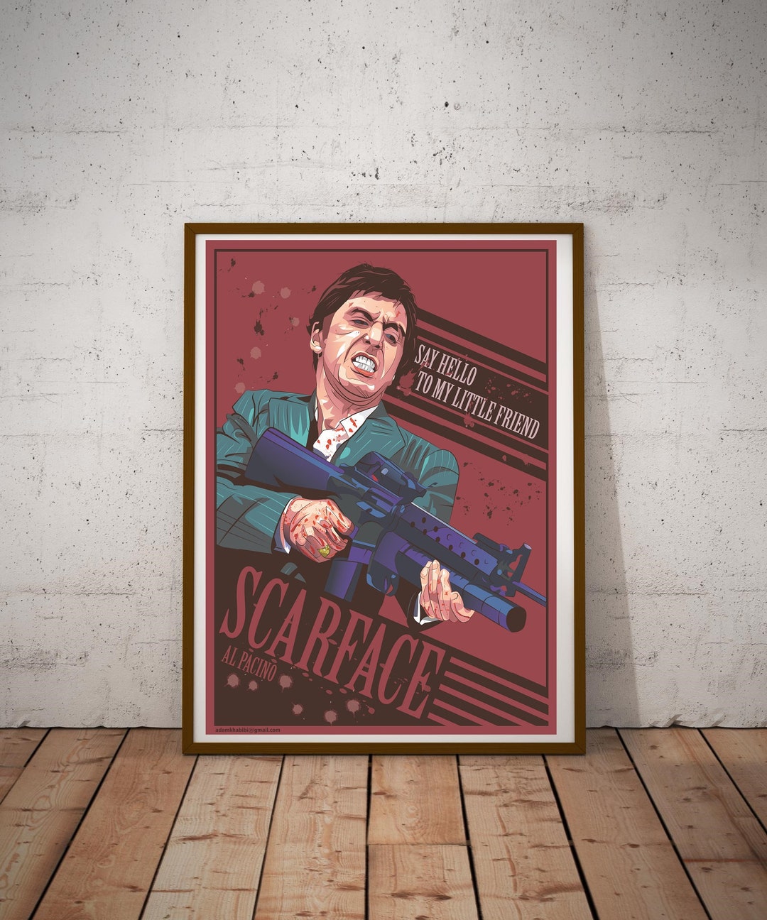Scarface Tony Montana Alternative Graphic Design Movie Film - Etsy