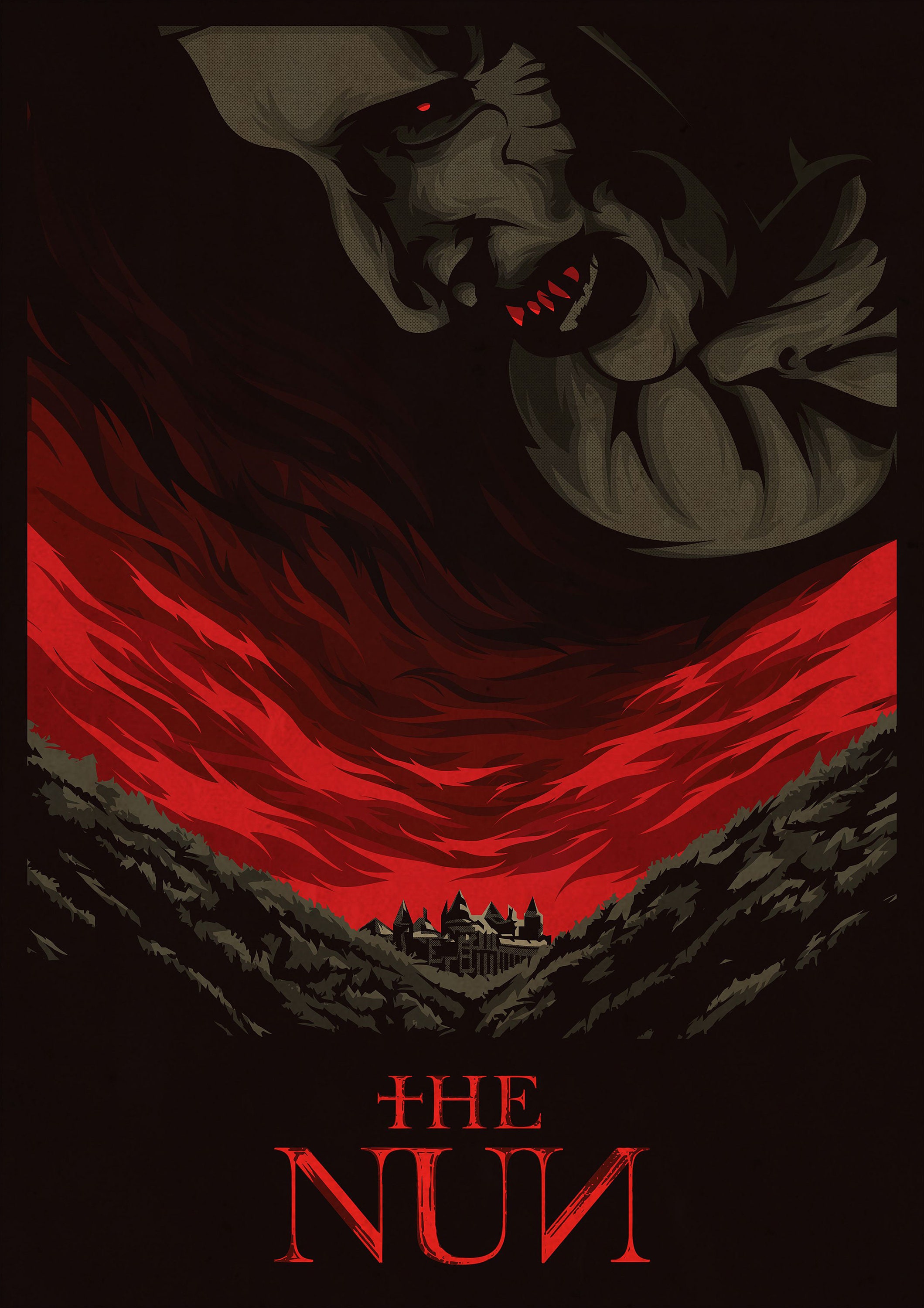 Valak Poster, Ghost Nun Valak, The Nun Poster, Horror Movie, Horror ...