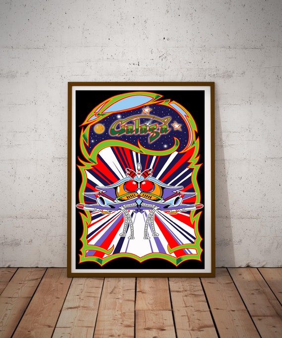 Galaga Arcade Artwork