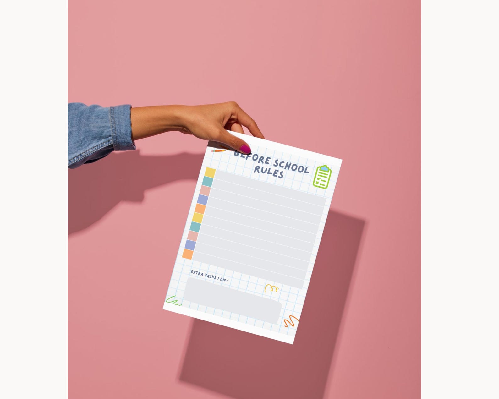 Editable Before School Rules, Printable Before School Checklist, Before ...