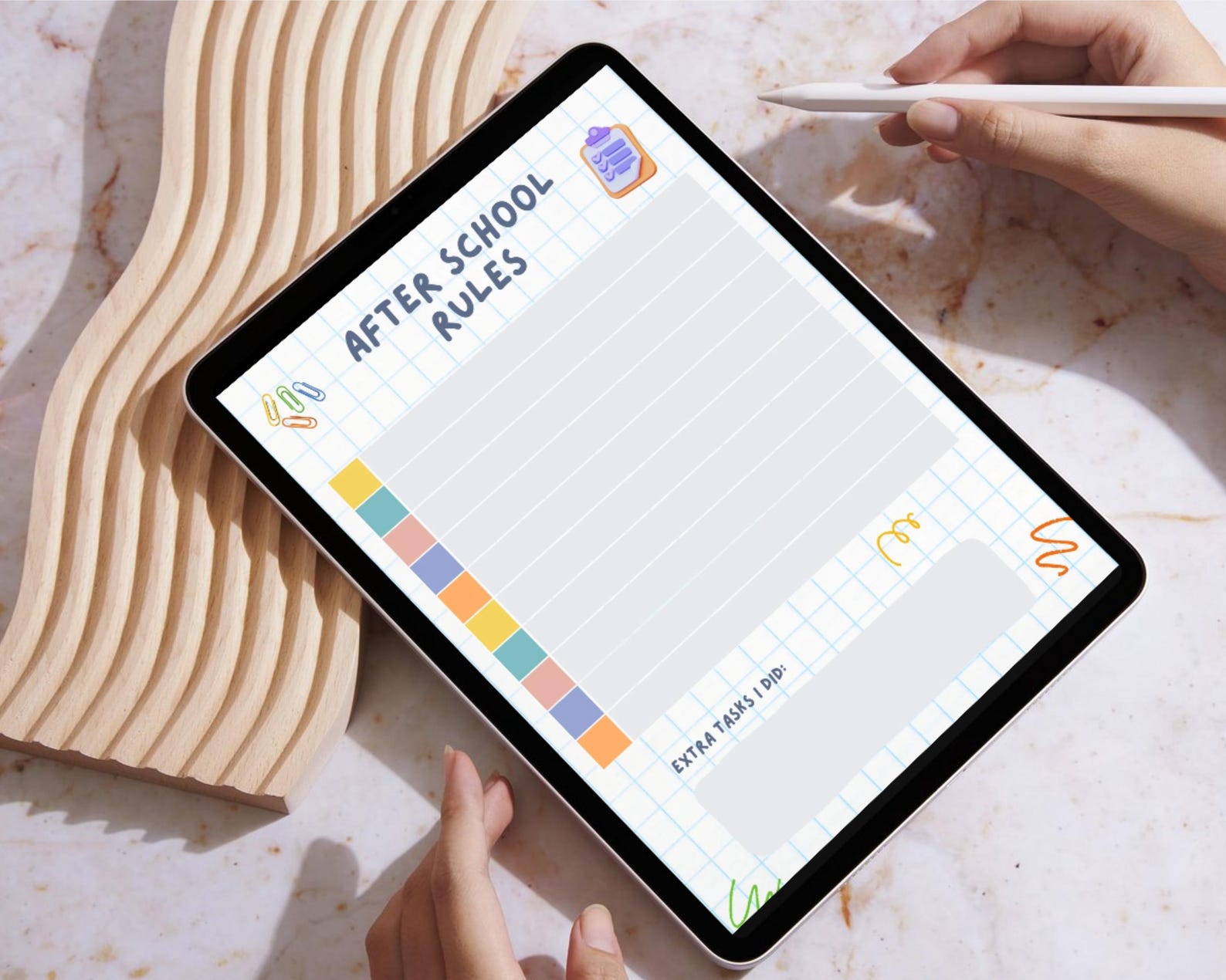 Editable After School Rules, Printable After School Checklist, After ...