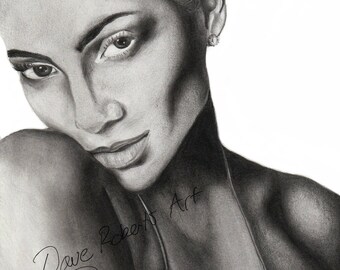 Jennifer Lopez Drawing - Etsy