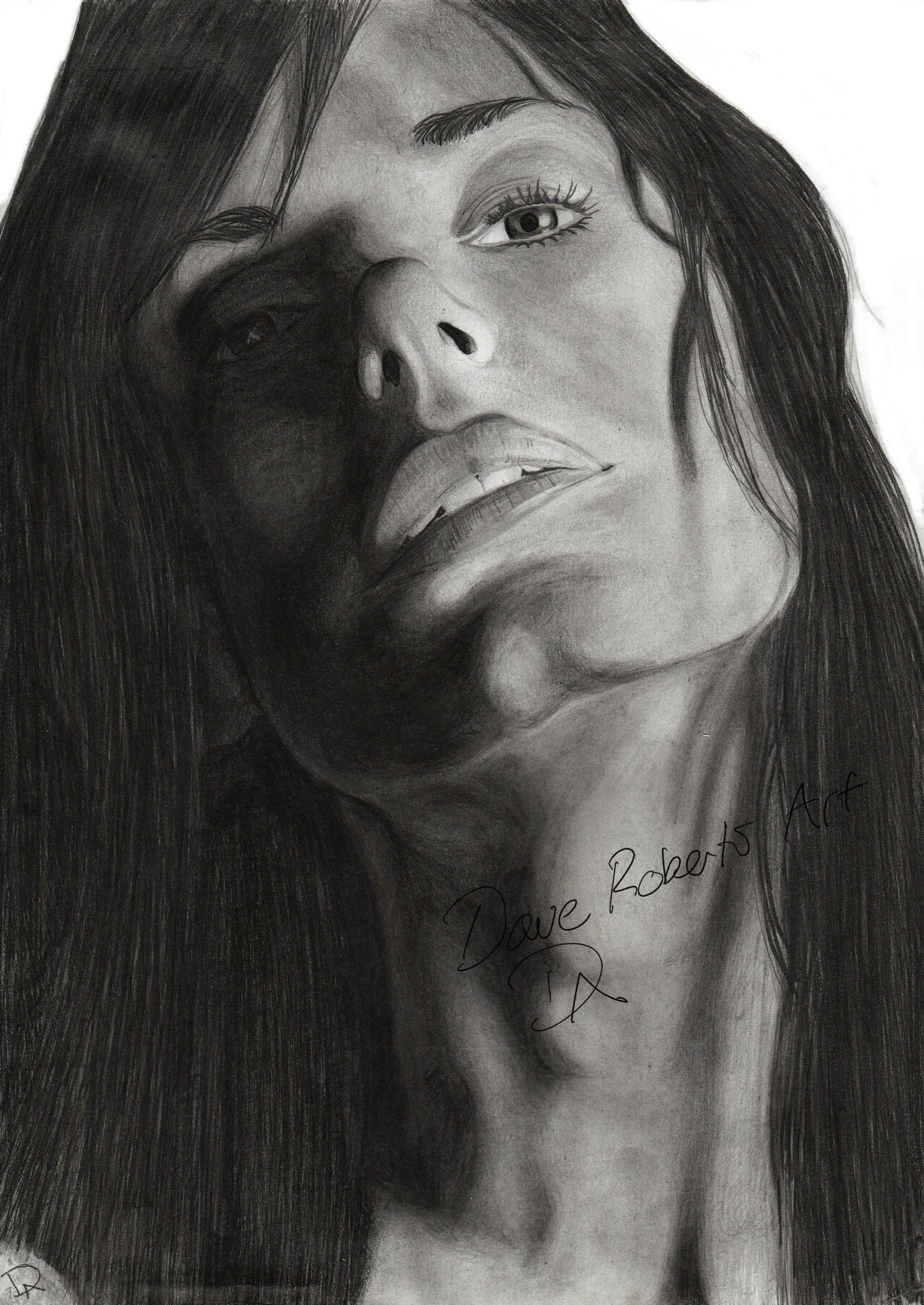 Quality A4 Print of Pencil Drawing of Sandra Bullock - Etsy