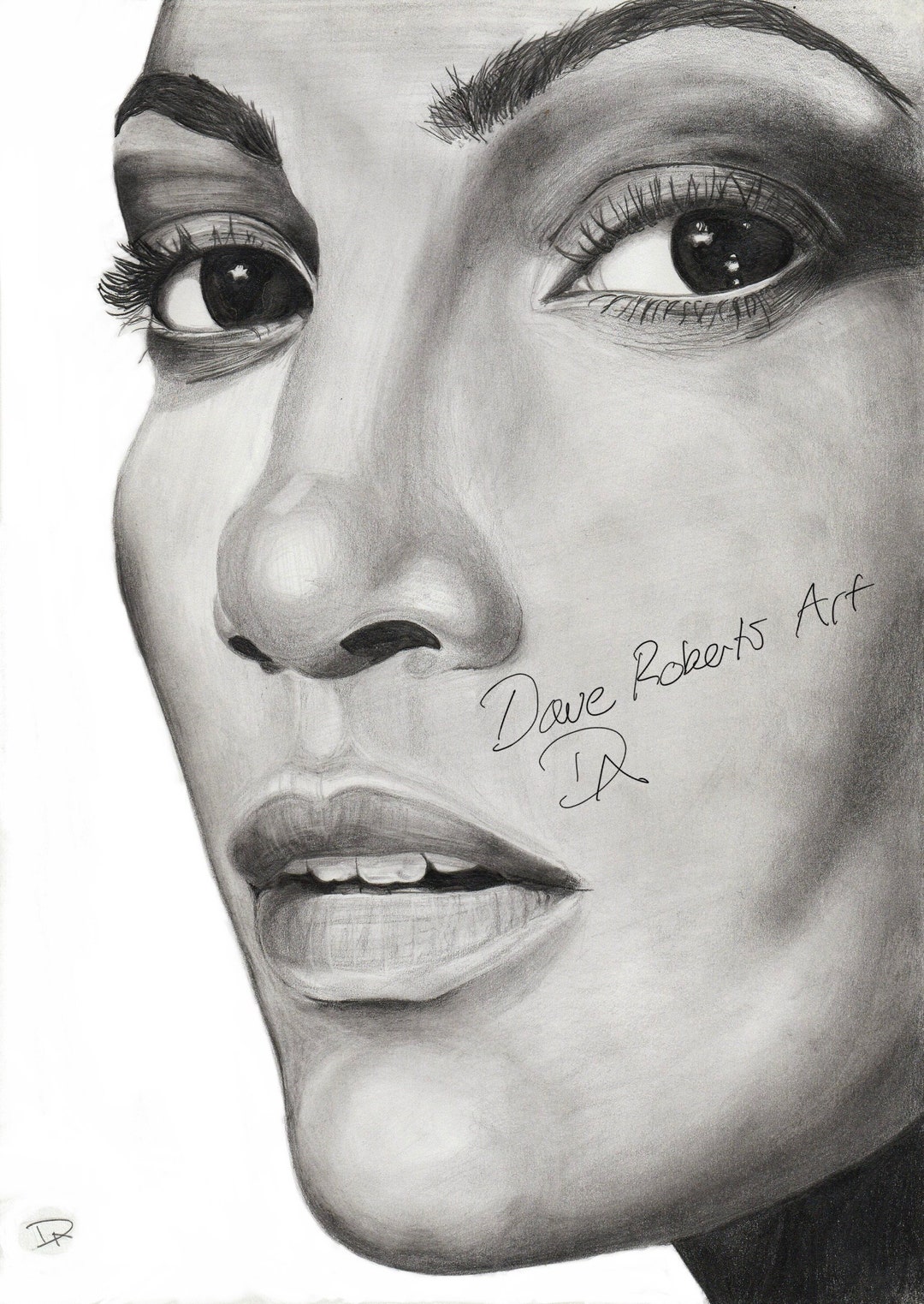 Quality A4 Print of Pencil Drawing of Jennifer Lopez. - Etsy