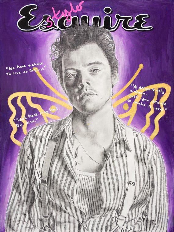 Harry Styles Pencil Drawing