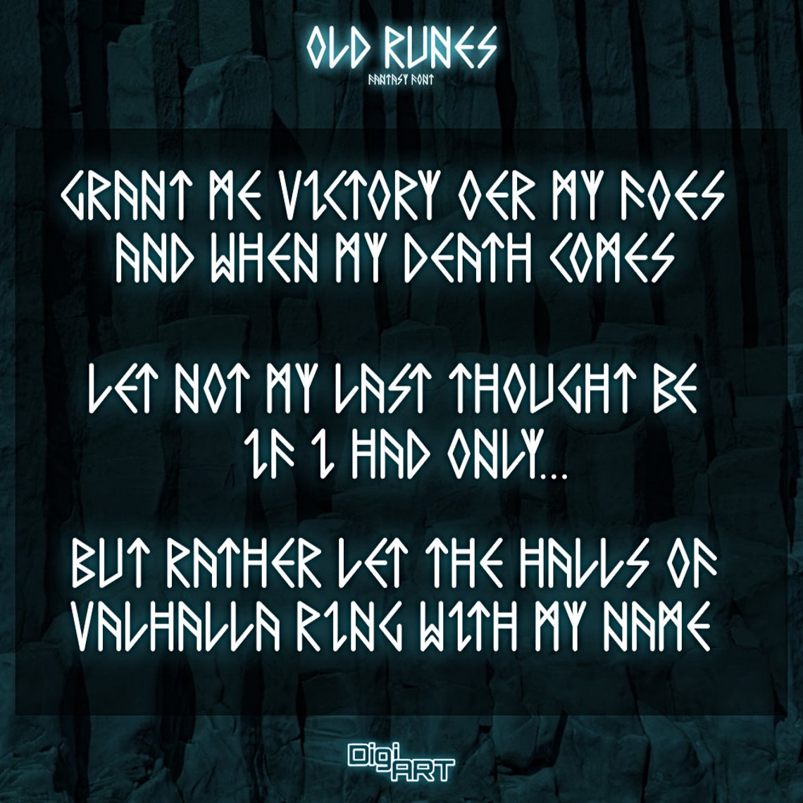 Alte Runen Schriftart Wikinger Schrift nordische Schrift - Etsy.de
