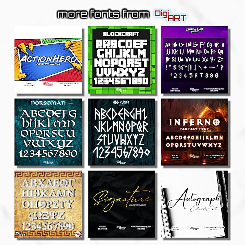 Samurai Font: Japanese Style Alphabet (OTF Digital Download) - Etsy