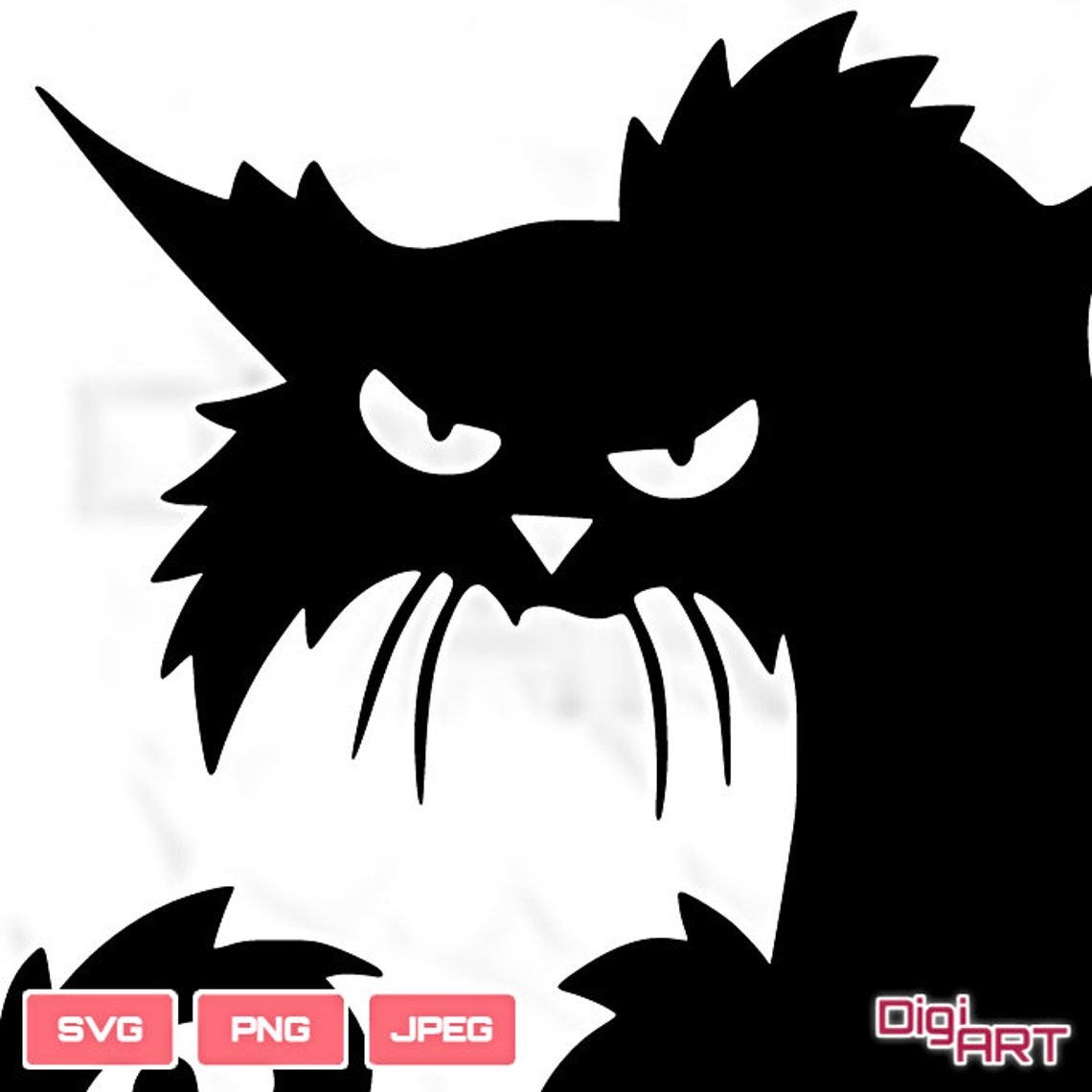 Spooky Cat SVG Halloween Bundle Spooky Creepy Horror - Etsy