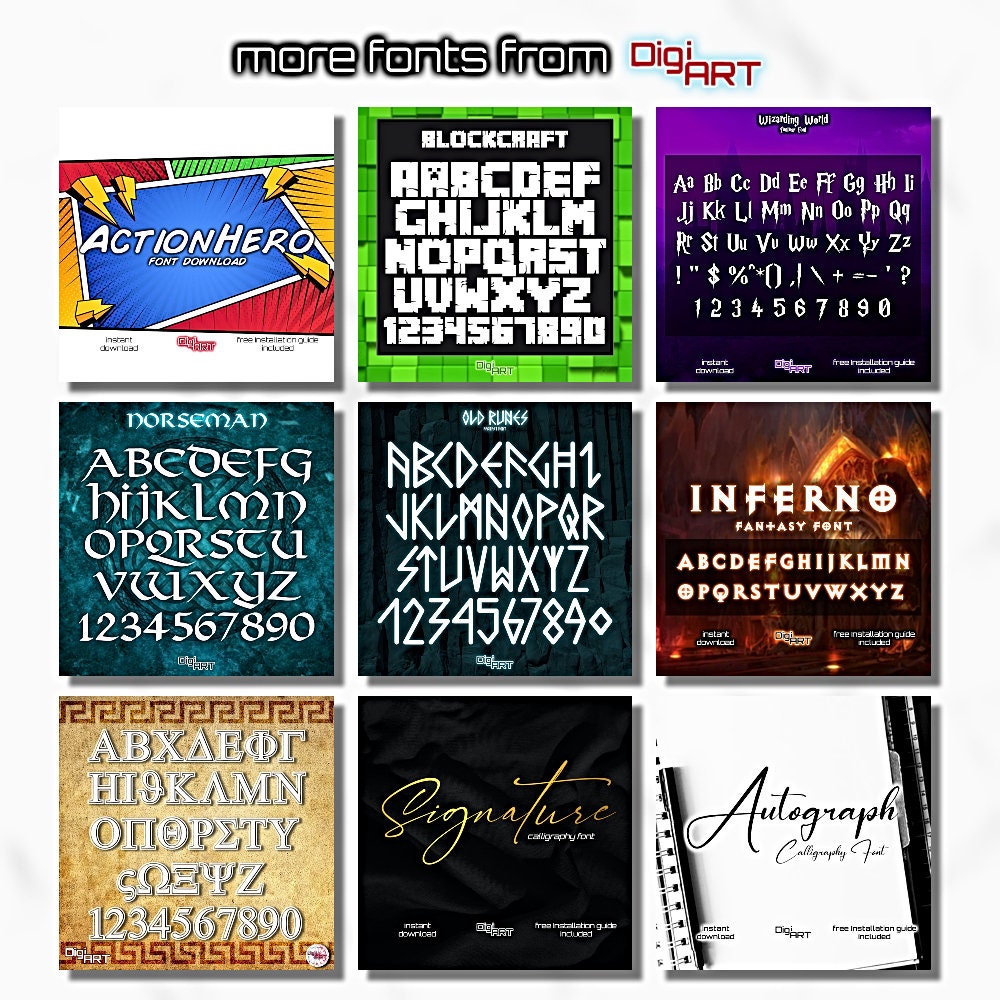 Tree Carvings Modern Font | Fantasy Font, Funky Fonts, Crafting Font ...