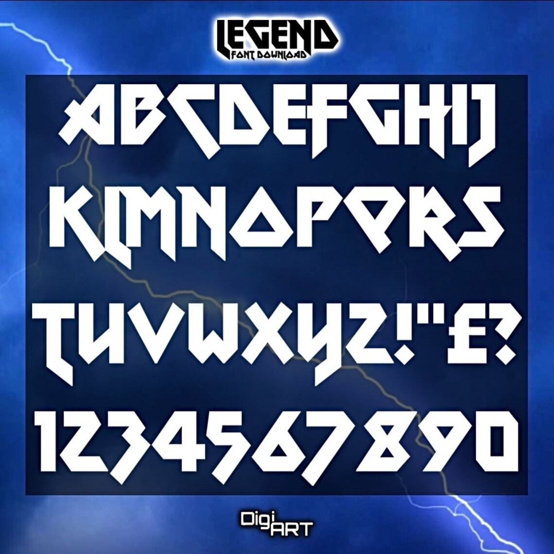 Legend Font Fantasy Font, Funky Fonts, Crafting Font, Font Collection ...