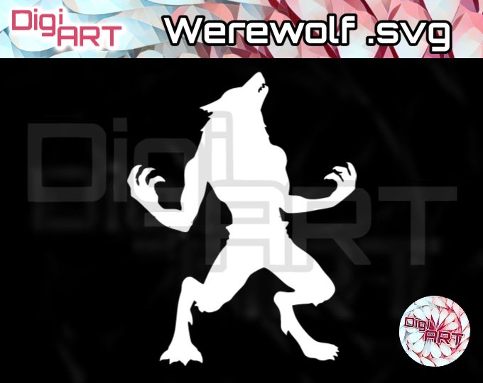 Werewolf SVG Halloween Bundle Spooky Creepy Horror Fall - Etsy