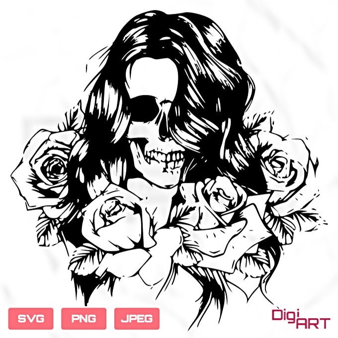 Intricate Skull Skull Svg Gothic Svg Skull Wrap Svg Skull Drawing ...