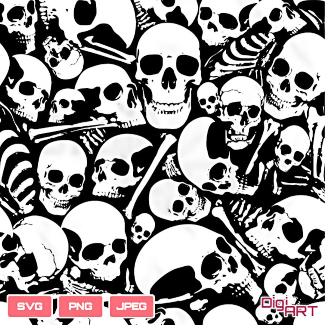 Skull Art | Skull Svg Gothic Svg Skull Wrap Svg Skull Drawing Skulls ...