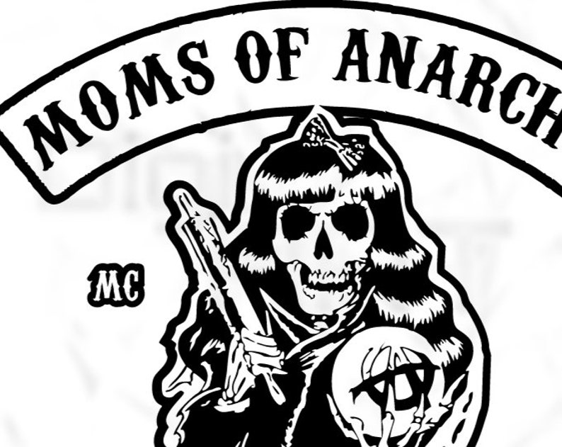 Moms of Anarchy Logo Sons of Anarchy Svg Biker Crew Mc Patch Motorcycle ...