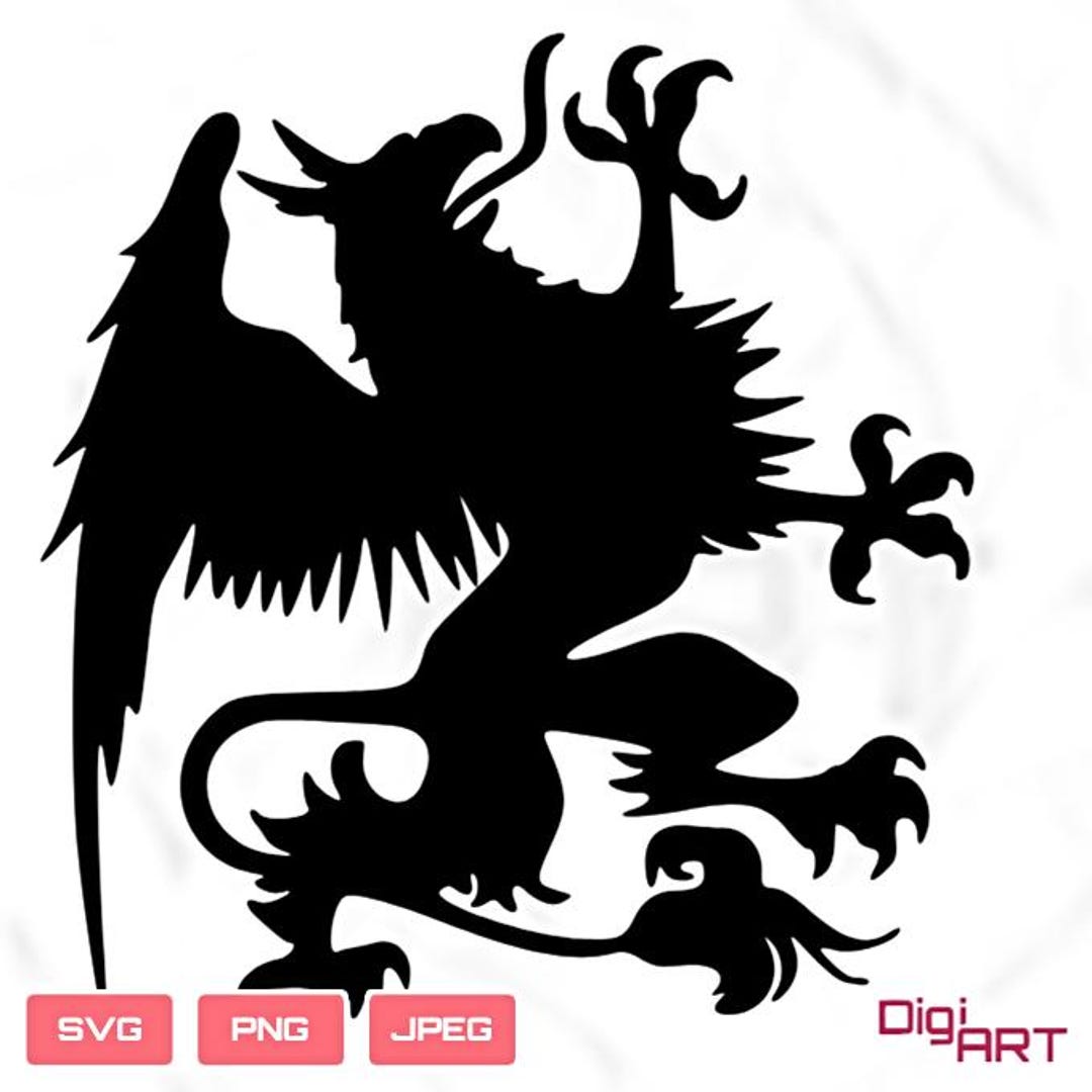 Rampant Griffon Heraldry Svg | Medieval History, Military Coat of Arms ...