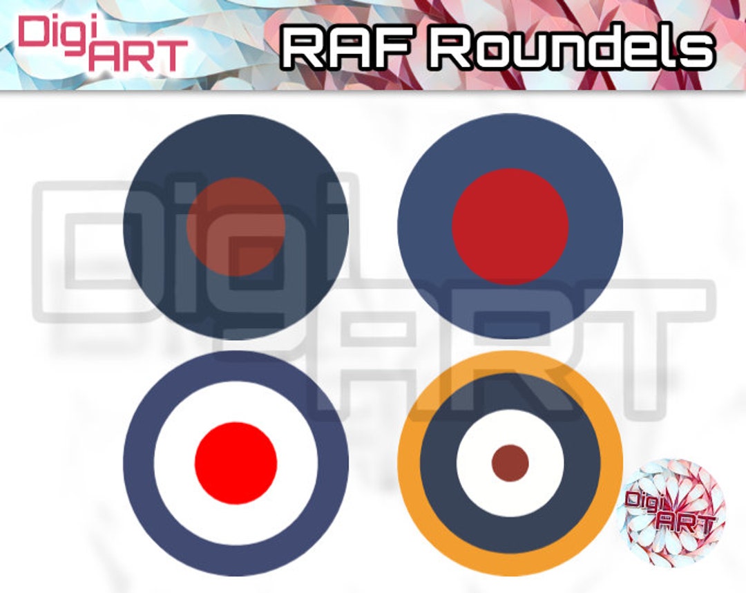 RAF Roundels SVG Royal Air Force Military Armed Forces - Etsy UK