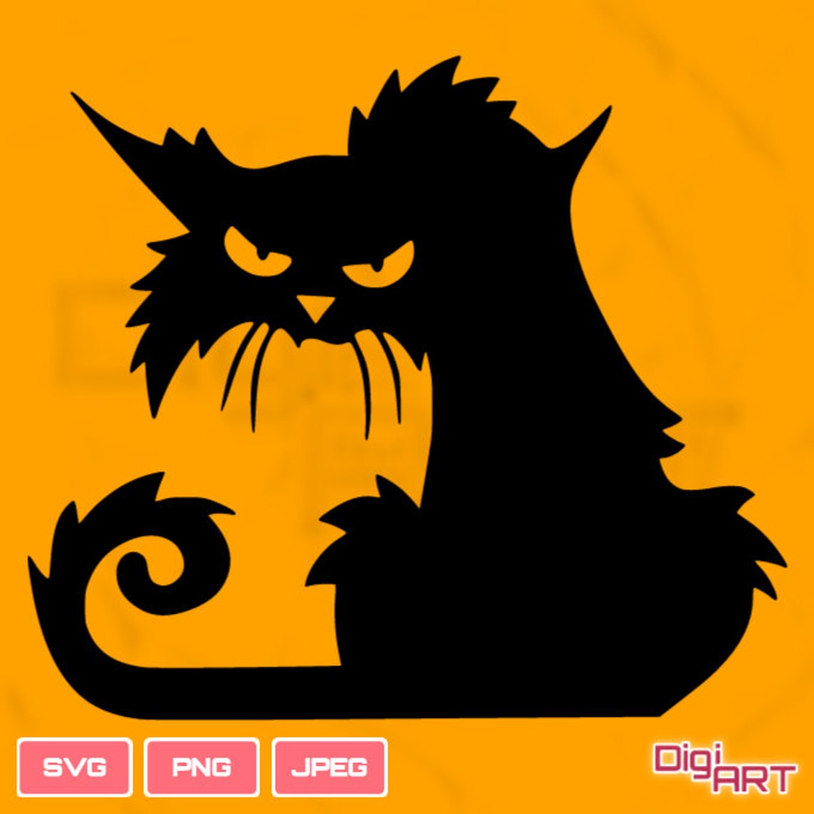 Spooky Cat SVG Halloween Bundle Spooky Creepy Horror - Etsy