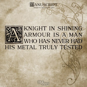 Medieval Monogram Font | Calligraphy Font Script Floral Font Funky ...