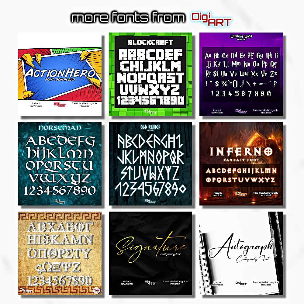 Shogun Samurai Font | Japanese Warrior Typography | Cricut Canva ...