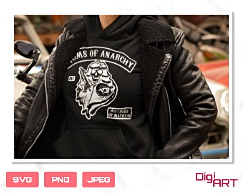 Moms of Anarchy Logo Sons of Anarchy Svg Biker Crew Mc Patch Motorcycle ...