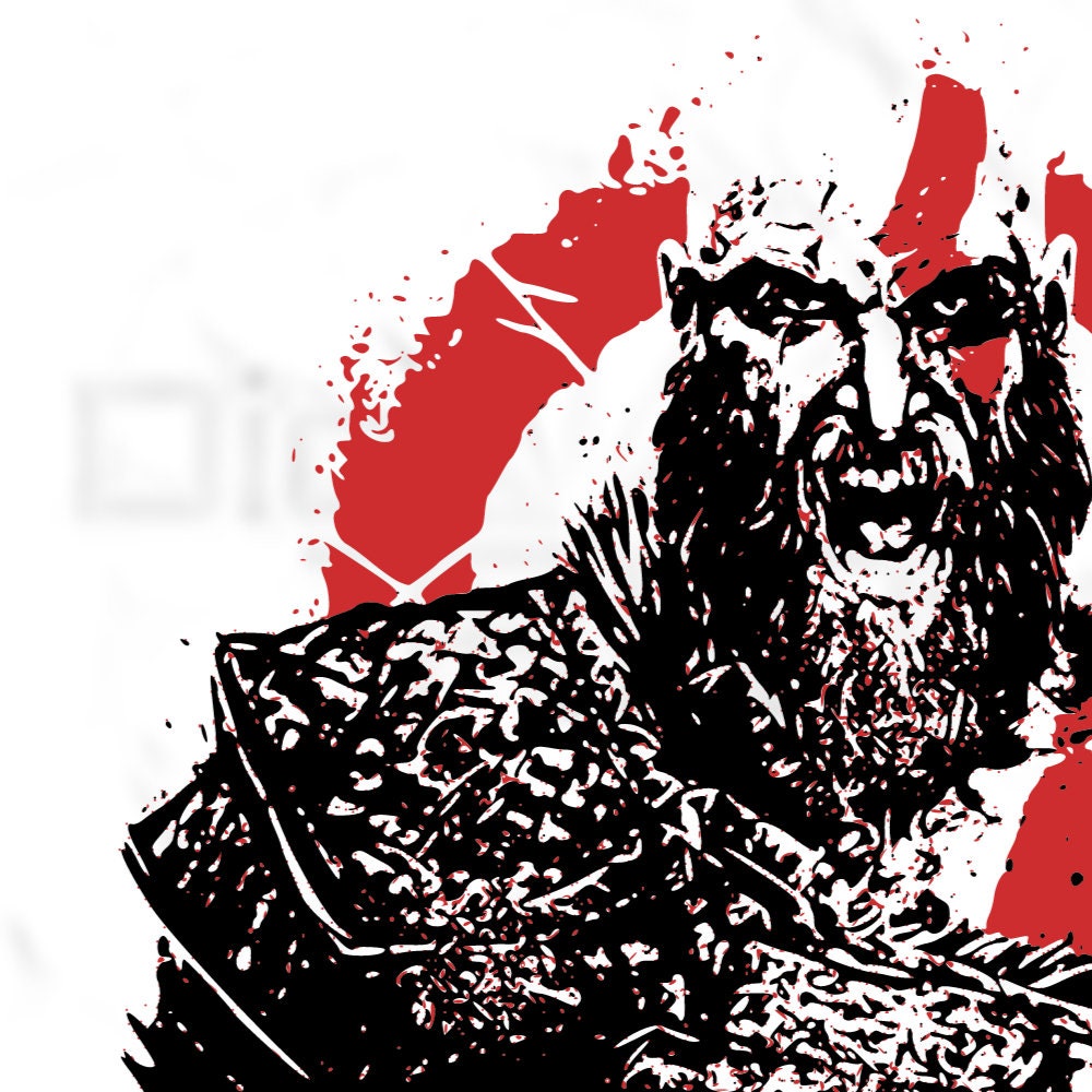 Warrior God SVG Viking Warrior Svg God of War Svg Decal Norseman Greek ...
