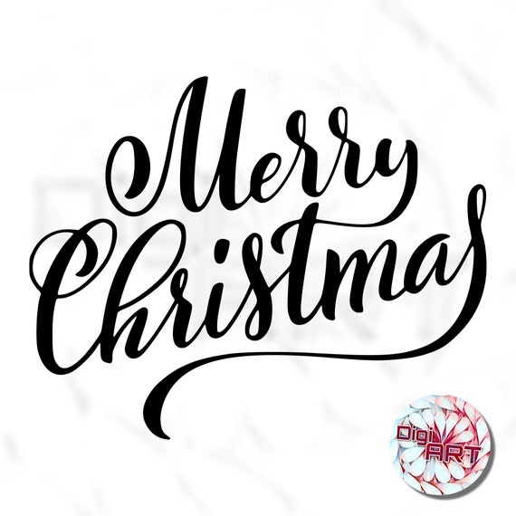 Merry Christmas Logo - Etsy