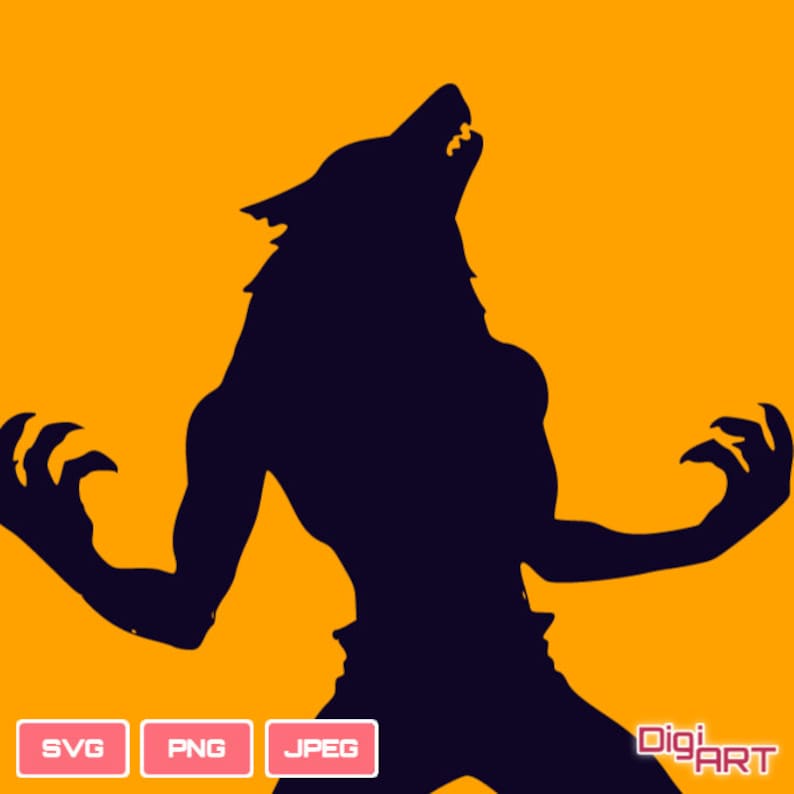 Werewolf SVG Halloween Bundle, Spooky, Creepy, Horror, Fall, Skull ...