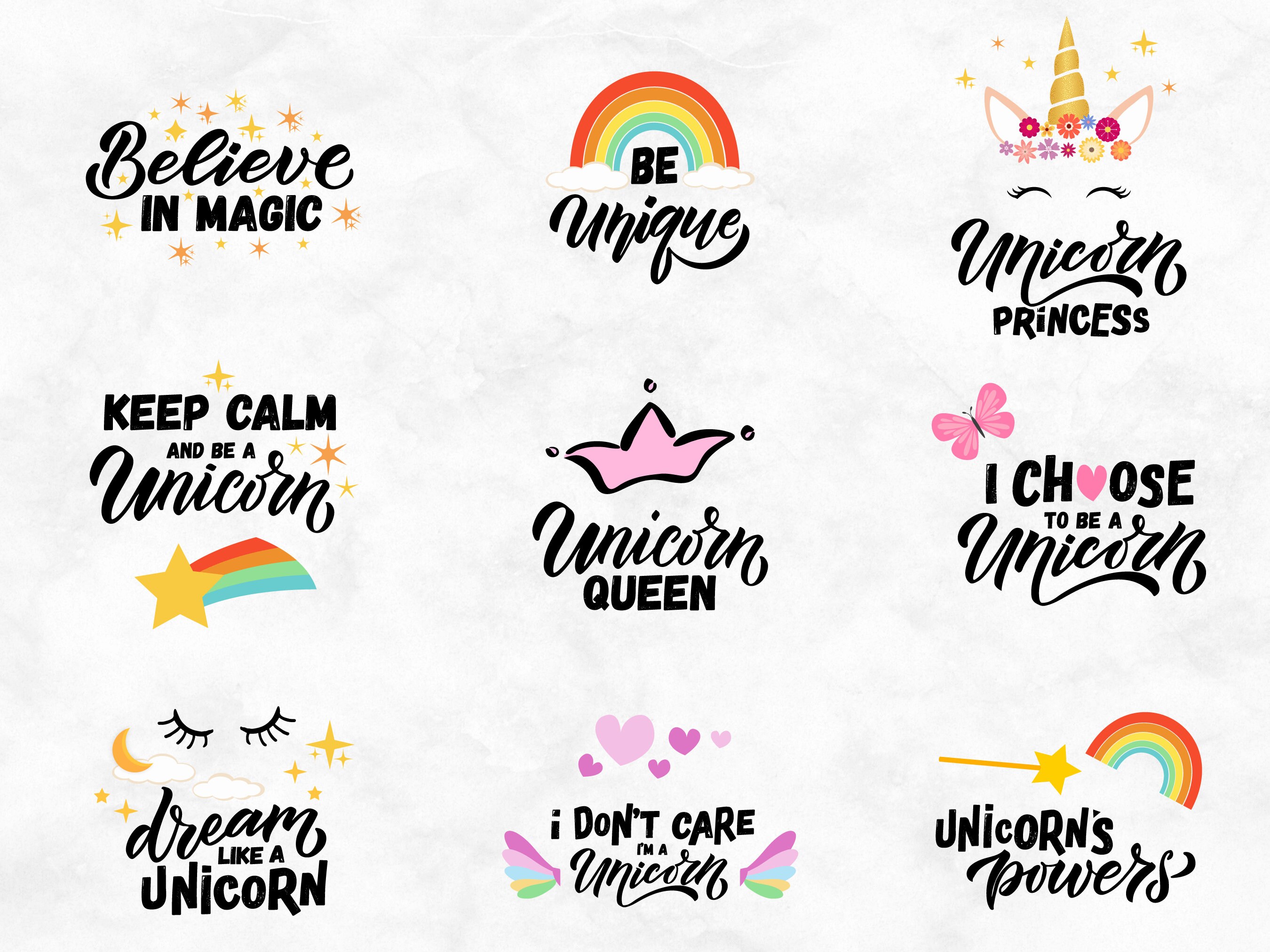 UNICORN SVG KIDS Svg Unicorn Png Unicorn Head Svg Cute - Etsy