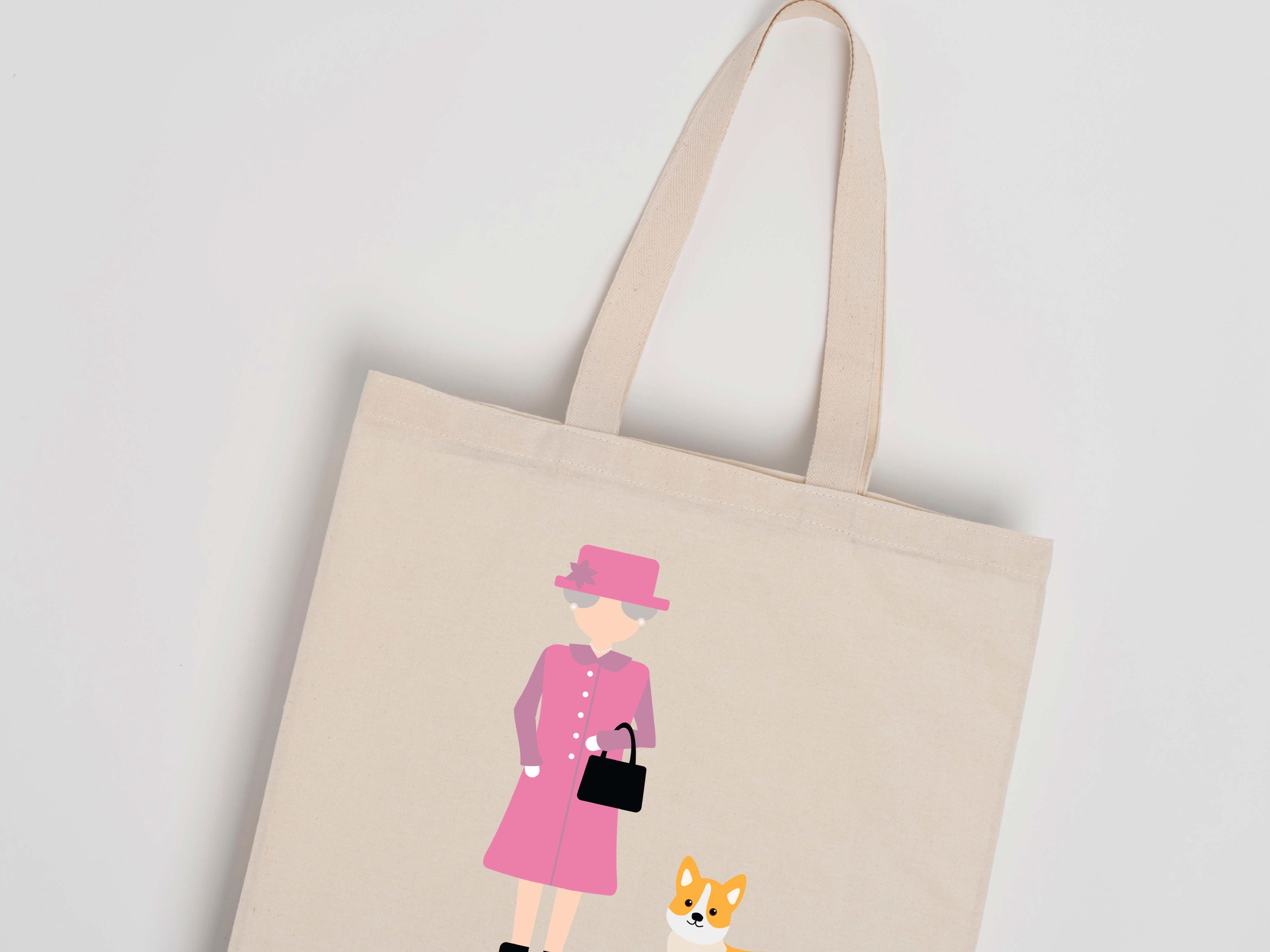 Queen Elizabeth II Tote Bag Queen Elizabeth Bag English - Etsy