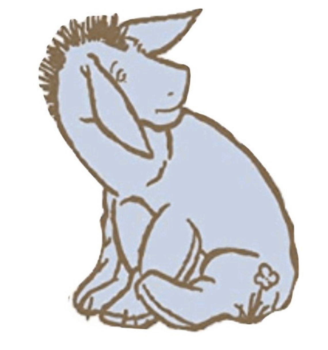 Classic Eeyore Sticker/ Eeyore Wall Decal/ Classic Eeyore Decor/ Eeyore ...