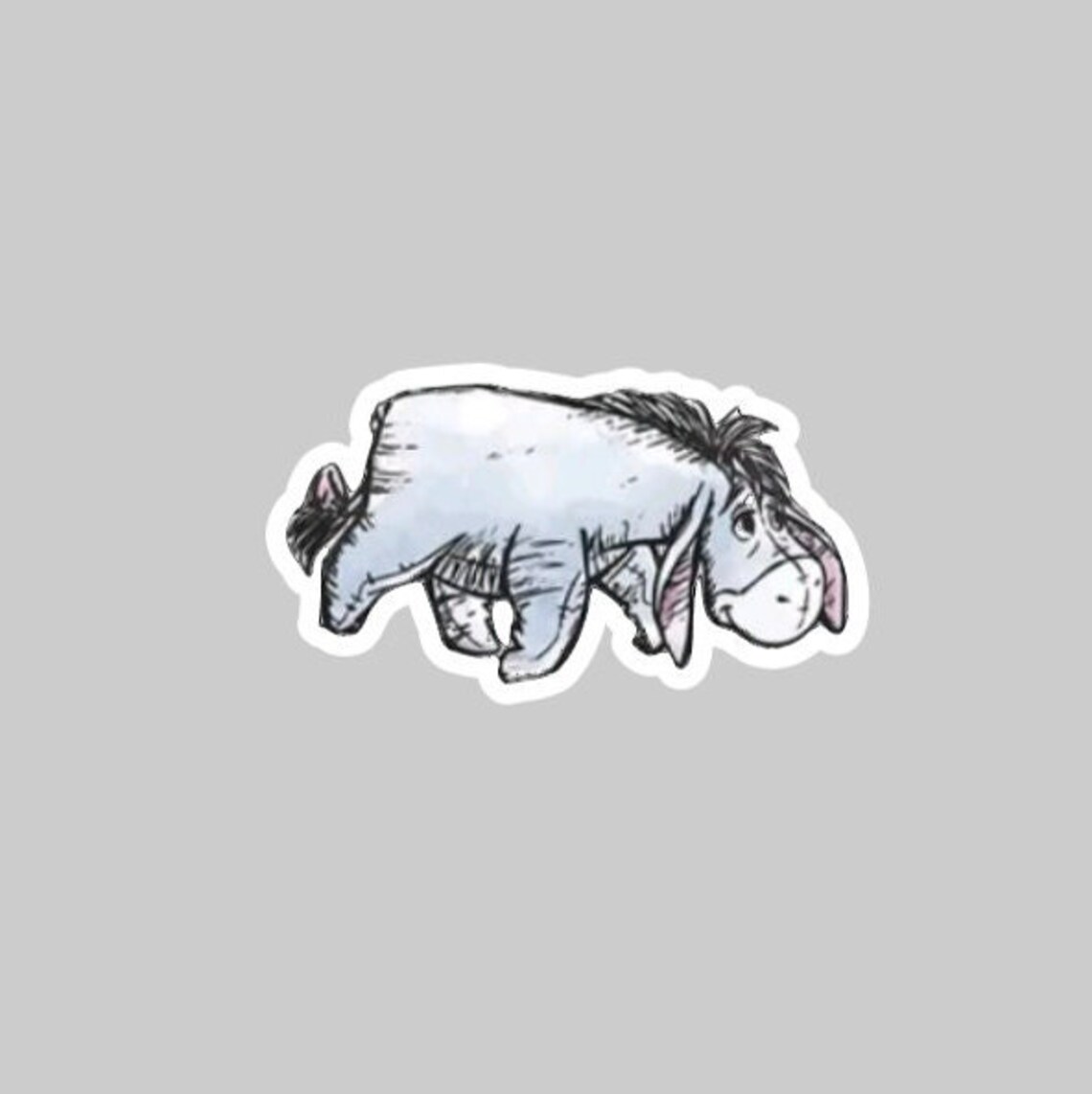 Eeyore Sticker/ Eeyore Wall Decal/ Pooh Sticker/ Eeyore Sticker/ Pooh ...