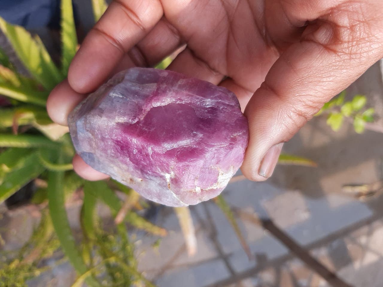 Natural Pink Sapphire Gemstone Rough Pink Sapphire Raw Rough Natural Pink Sapphire Rough Rock ...